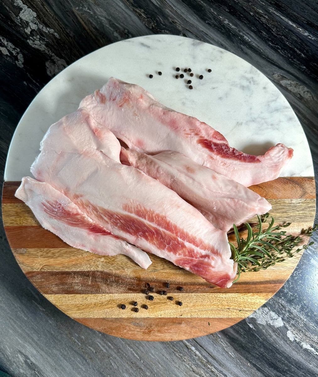 Free-Raised Pork Fatback (2#) – Peterson Craft Meats