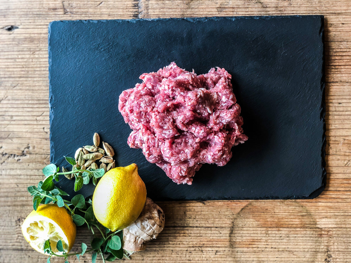 Dry-Aged 85/15 Ground Lamb (1 lb) – Peterson Craft Meats